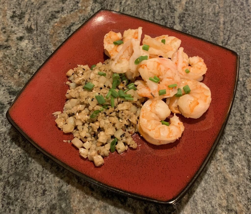 Asian Shrimp over "Rice" - Alula Wellness - Breakthrough M2 - Weight ...