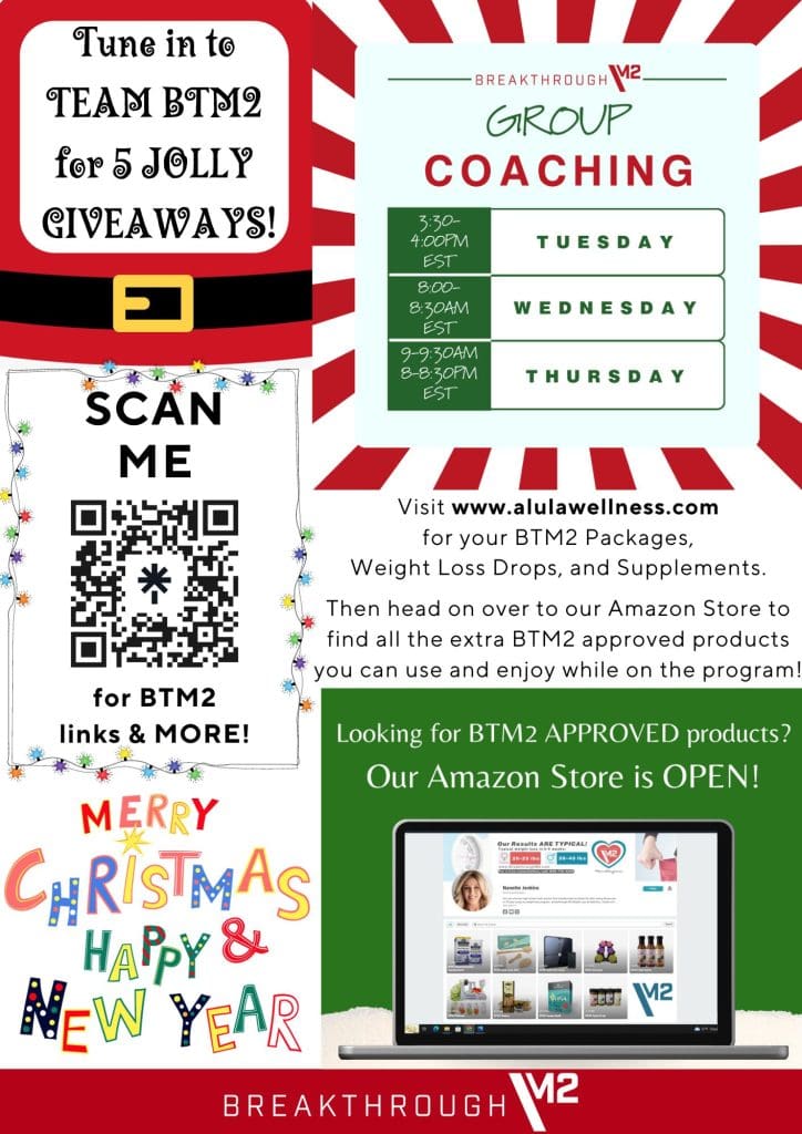 BTM2 2023 Monthly Announcements & Sales - Alula Wellness - Breakthrough M2